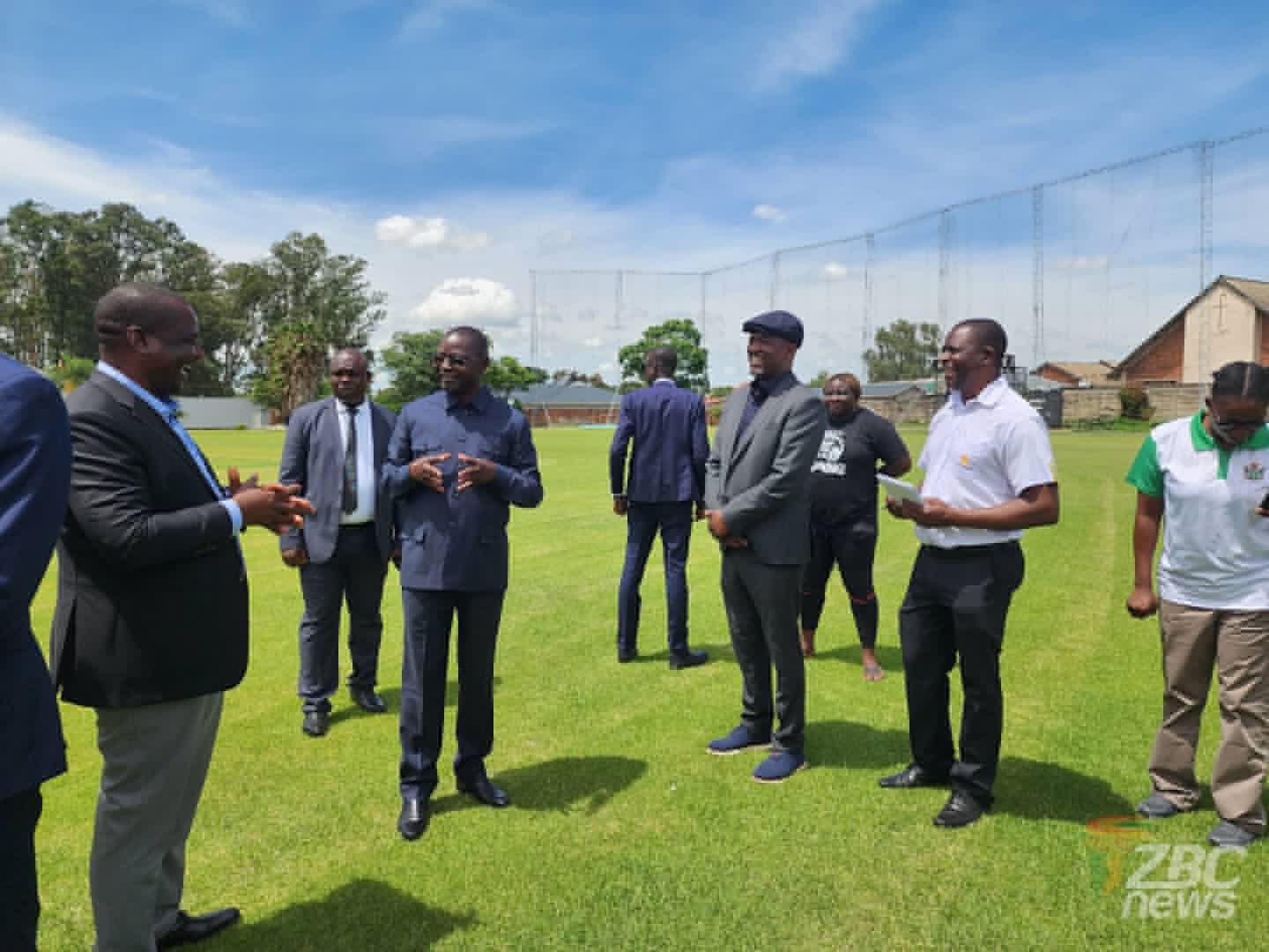 Zim Steps Up ICC U19 World Cup Preps as Minister Lt. Gen. Rtd. Sanyatwe Inspects Harare Match ...